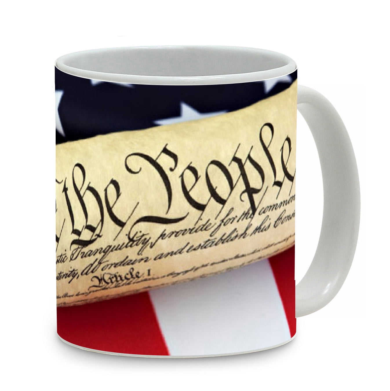 SUBLIMART: Patriotic Mug 'We The People' (Design 08) - Walmart.com