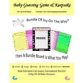 Baby Girl-Ladybug-Baby Guessing Game and Keepsake, Large-60 Players ...