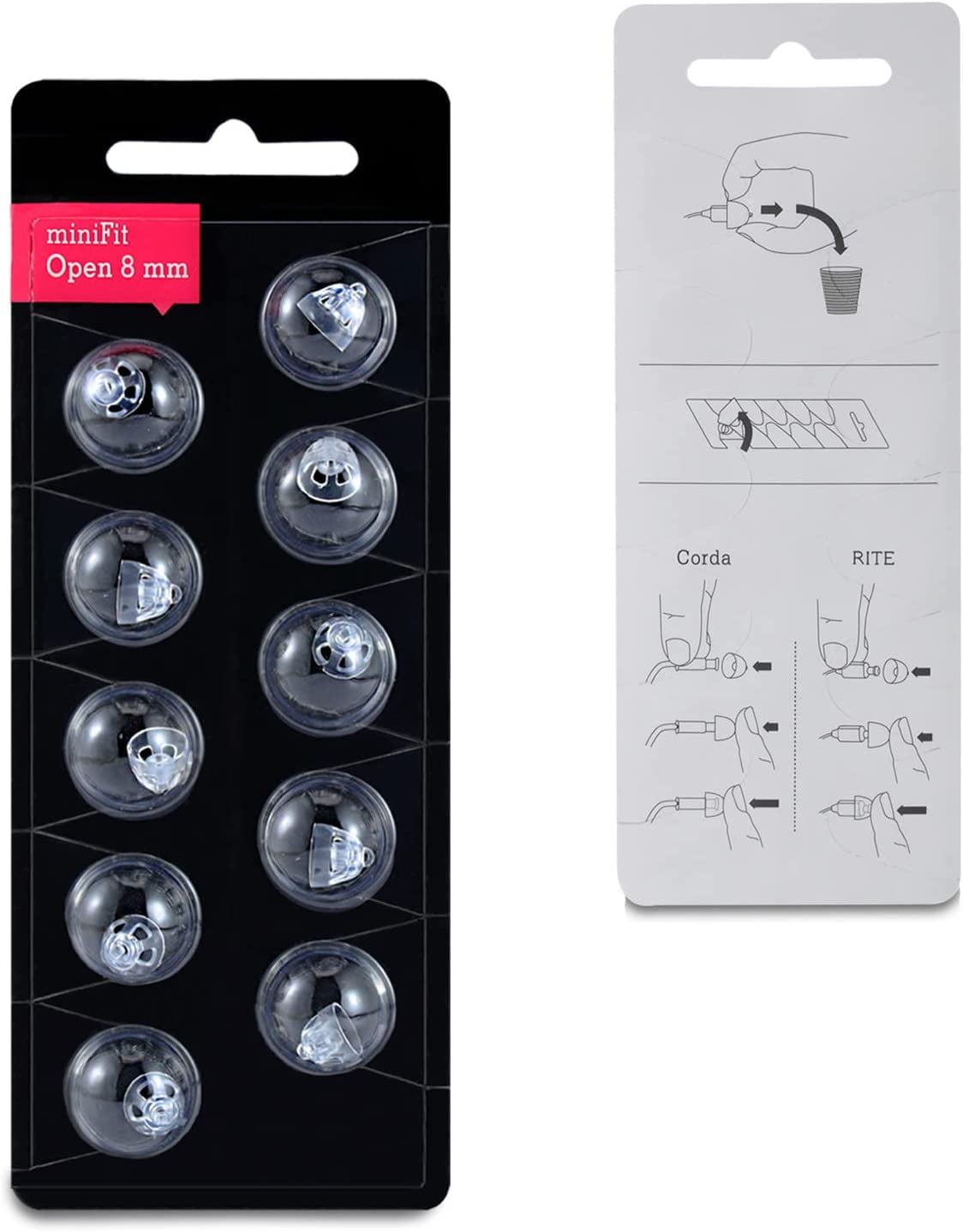 Buy Hearing Aid Domes for Oticon Replacements,Oticon Minifit Open Vent ...