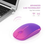 2.4G Slim Wireless Mouse, Nano Receiver, Portable, for MAC, PC, Laptop ...