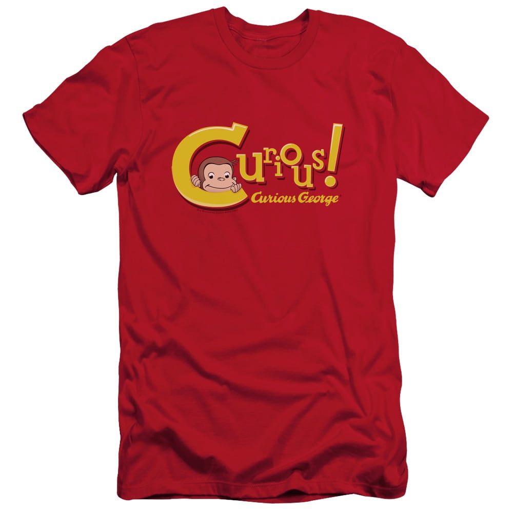 Curious George - Curious - Slim Fit Short Sleeve Shirt - XX-Large ...