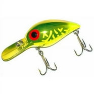 Brad's Wee Wiggler 2-1/4" Hard Bait, Fluorescent Pink and Yellow ...