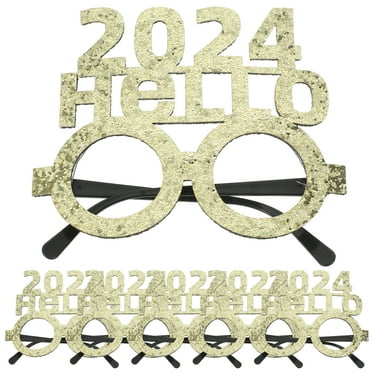 2025 Glasses New Year Glasses 2025 Eyeglasses New Year Party Decors ...