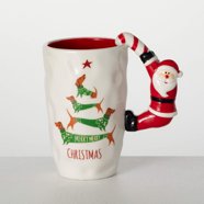 Evergreen Vintage Santa Ceramic Cup - Walmart.com