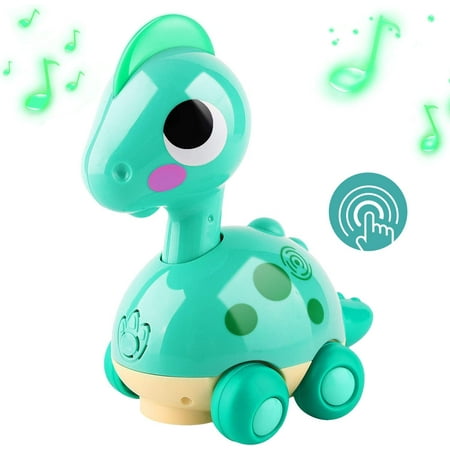 Musical Dinosaur Toy Walking Helmets Dinosaur Car Birthday Gift Present ...