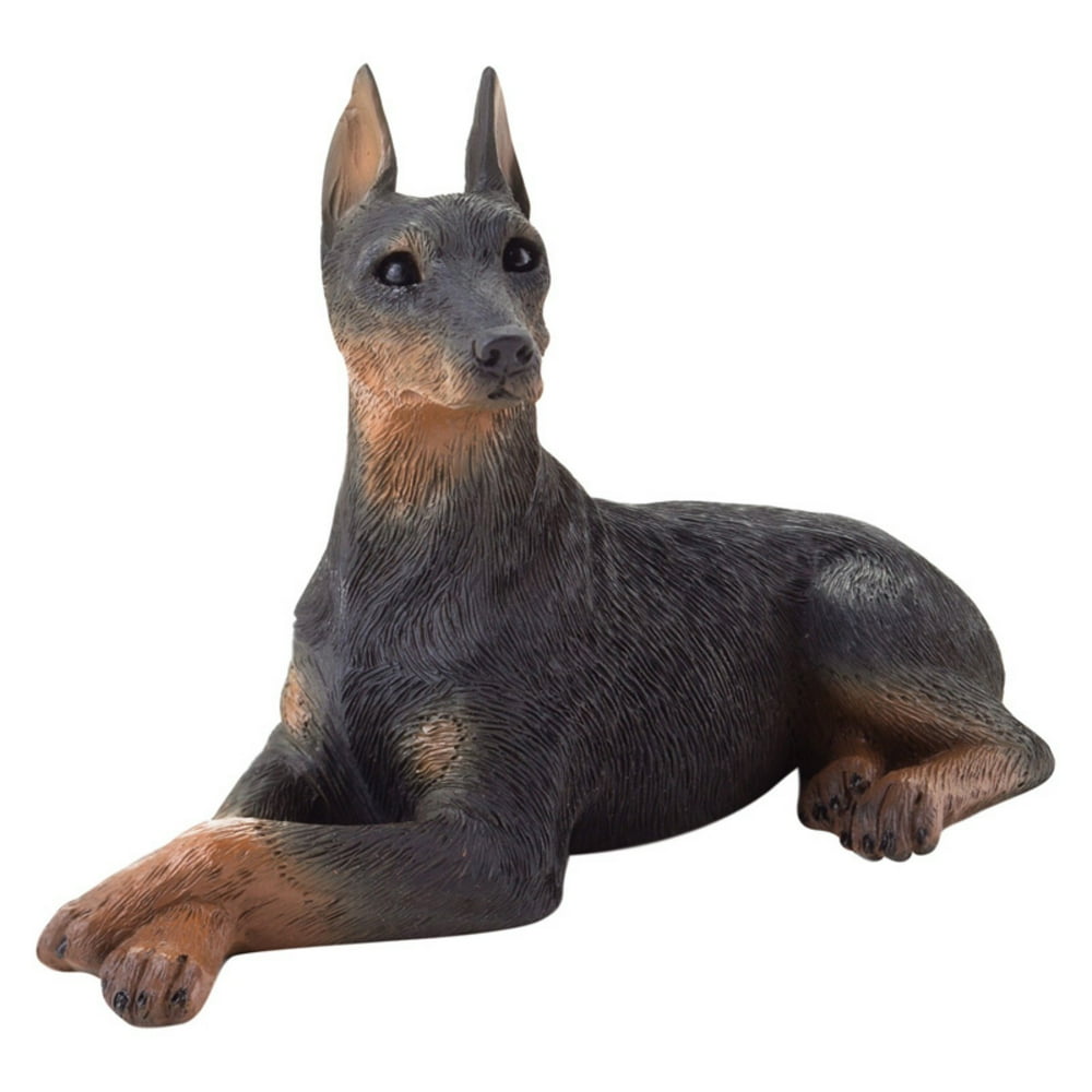 Sandicast Small Size Black Doberman Pinscher Sculpture - Walmart.com ...