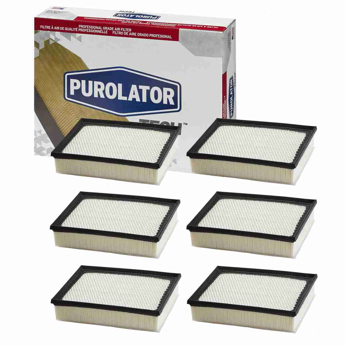 6 pc Purolator TECH TA36272 Air Filters for 200048 2200048 708 A6912 ...