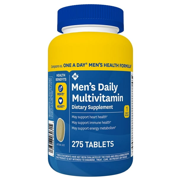 Men's Daily Multivitamin by MM (275 ct.) - Walmart.com - Walmart.com