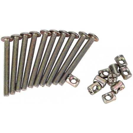 20pcs M6 Screw Bolt Fixing Carbon Steel Head With Barrel Nut Fixing ...