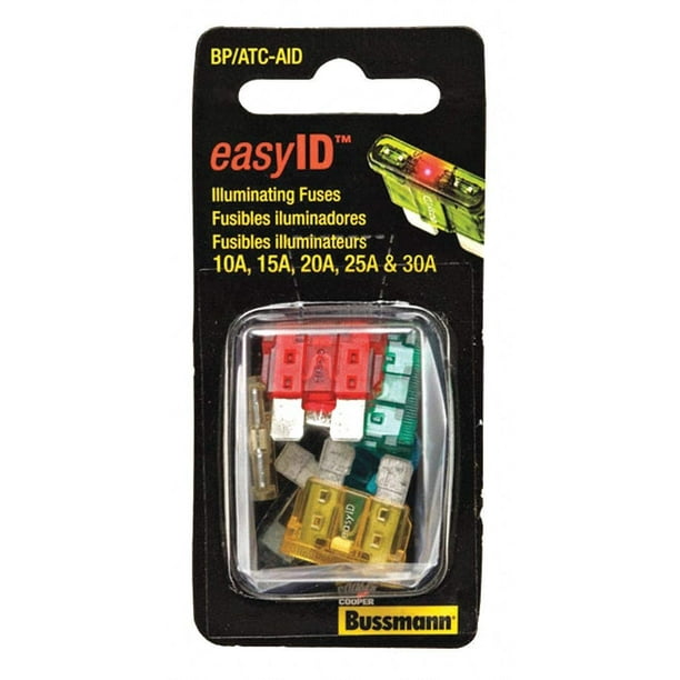 Eaton BUSSMANN Automotive Blade Fuse Kit with 5 Fuses Included; Fuse ...