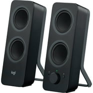 Logitech S120 Desktop Speaker System, Black - Walmart.com