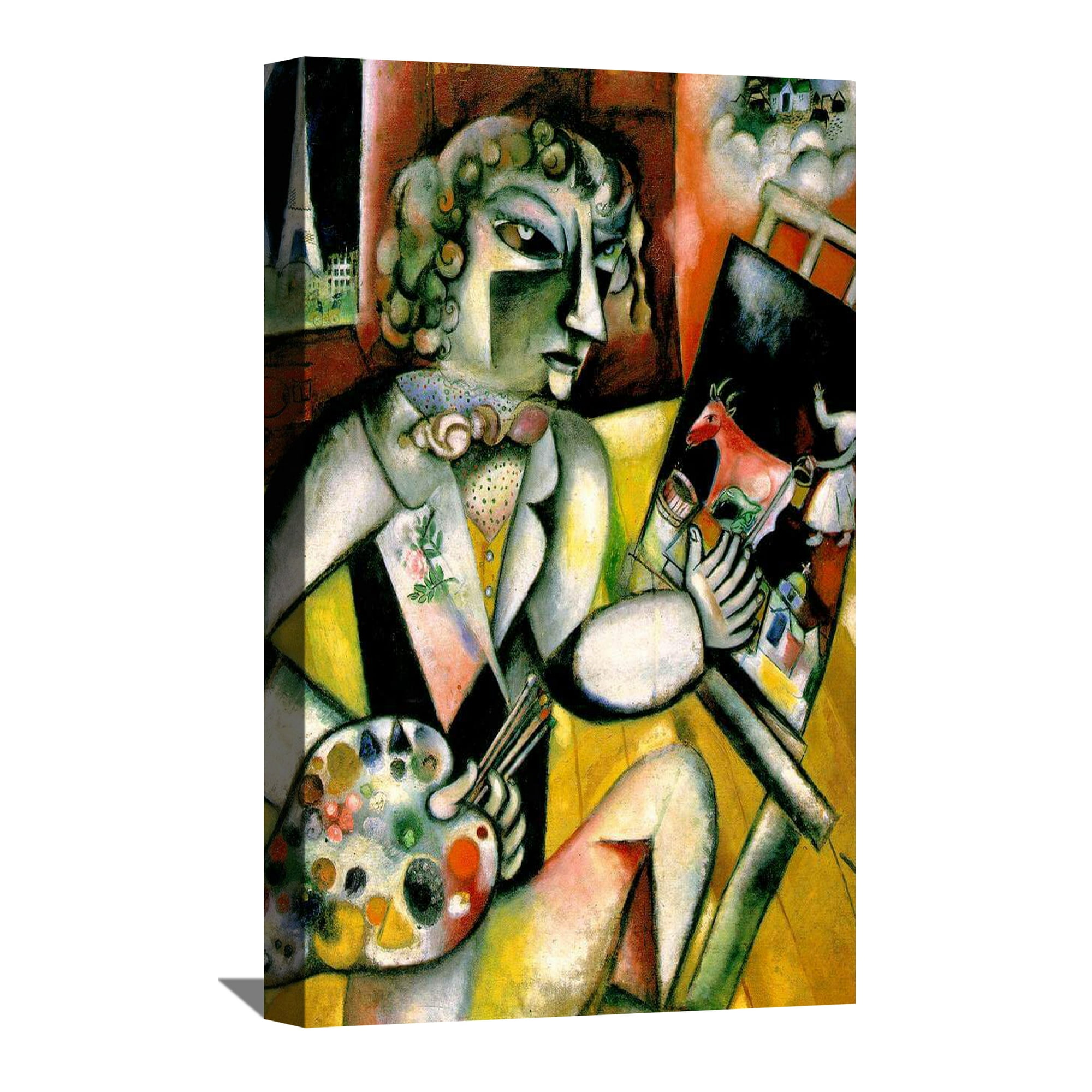 Marc Chagall Self Portrait With Seven Fingers