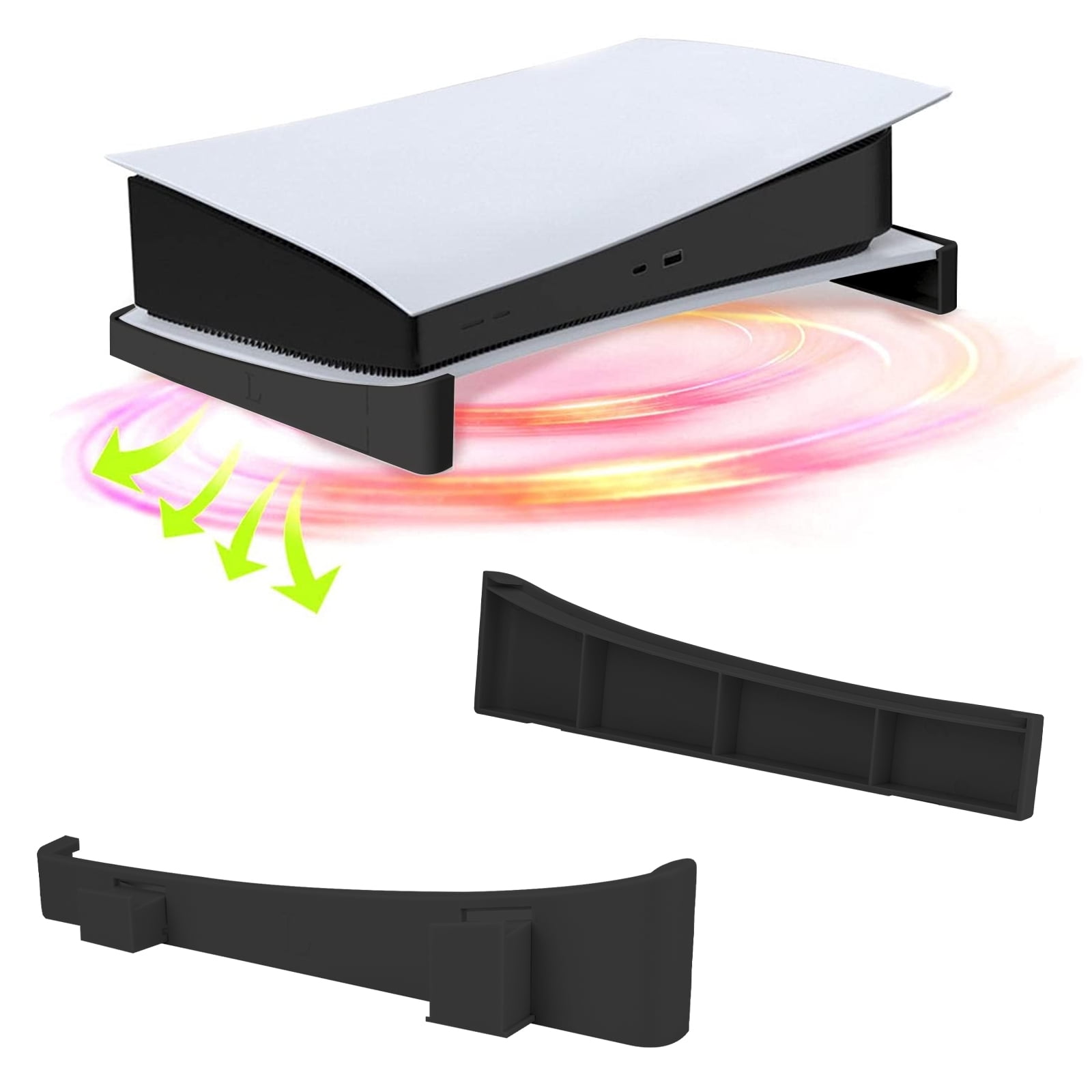 PS5 Horizontal Stand TSV Horizontal Bracket Desktop Cooling Stand Fit PS5 Horizontal Stand TSV Horizontal Bracket Desktop Cooling Stand Fit