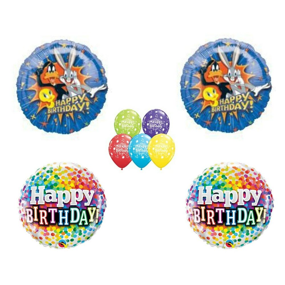 Looney Tunes Happy Birthday Party Balloons Decoration Supplies Bugs ...