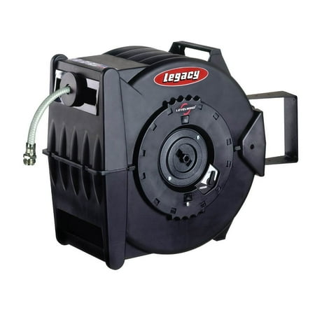 Flexzilla Heavy Duty Levelwind Retractable Garden Hose Reel, 1/2 Inch x ...