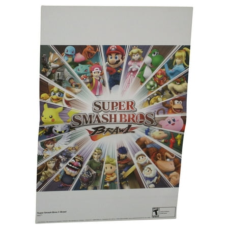 Nintendo Power Smash Bros. Brawl & Super Paper Mario Wii Double Sided ...