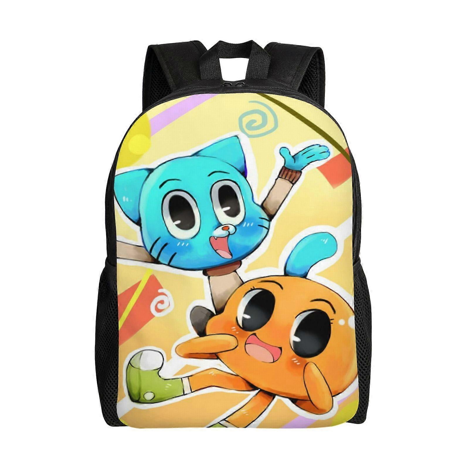 Amazing World of Gumball Backpack Cute Anime Large Capacity ...