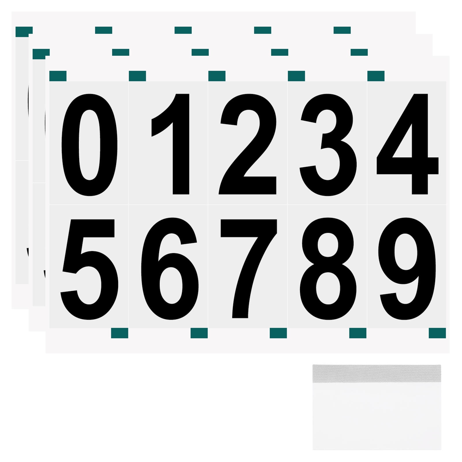 Click here for Uxcell 3 Sheets/30 Pack Reflective Mailbox Numbers... prices