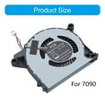 CPU Fan DC5V 0.5A 4Pin 4wires Laptops CPU Cooling Fan for 7070 7090 ...