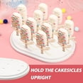 Cakesicle Stand Display Popsicle Sticks Holder 12 Count Wooden Stand ...