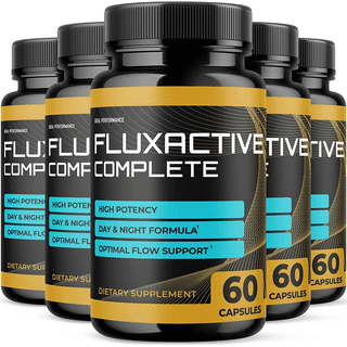 (5 Pack) Fluxactive Complete - Fluxactive Complete Optimal Flow Support - Walmart.com
