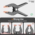 Emart 6 Pack Heavy Duty Muslin Spring Clamps 4.5 inch - Walmart.com