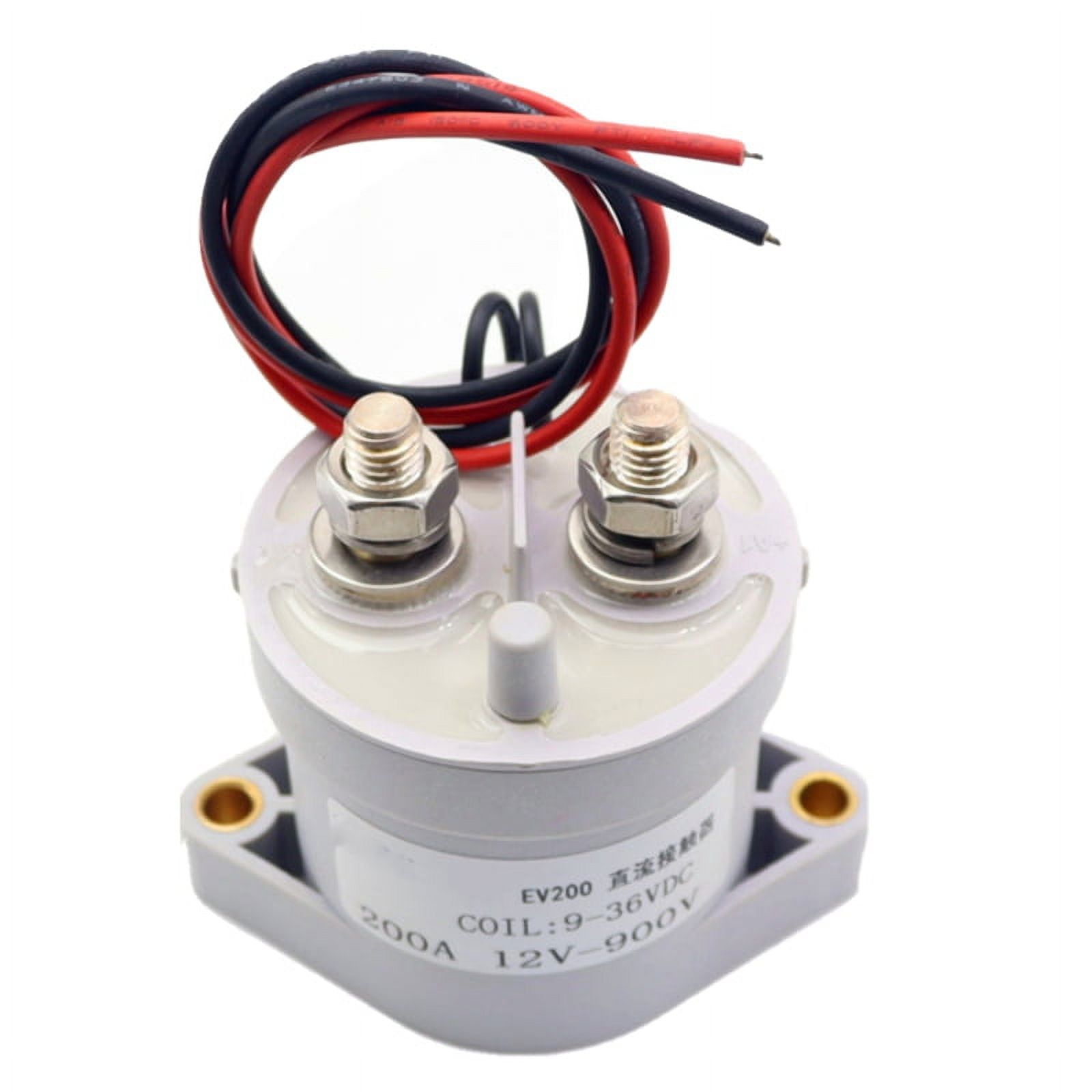 EV200A Vacuum High Voltage DC 12V Contactor 24V Automotive Relay ...
