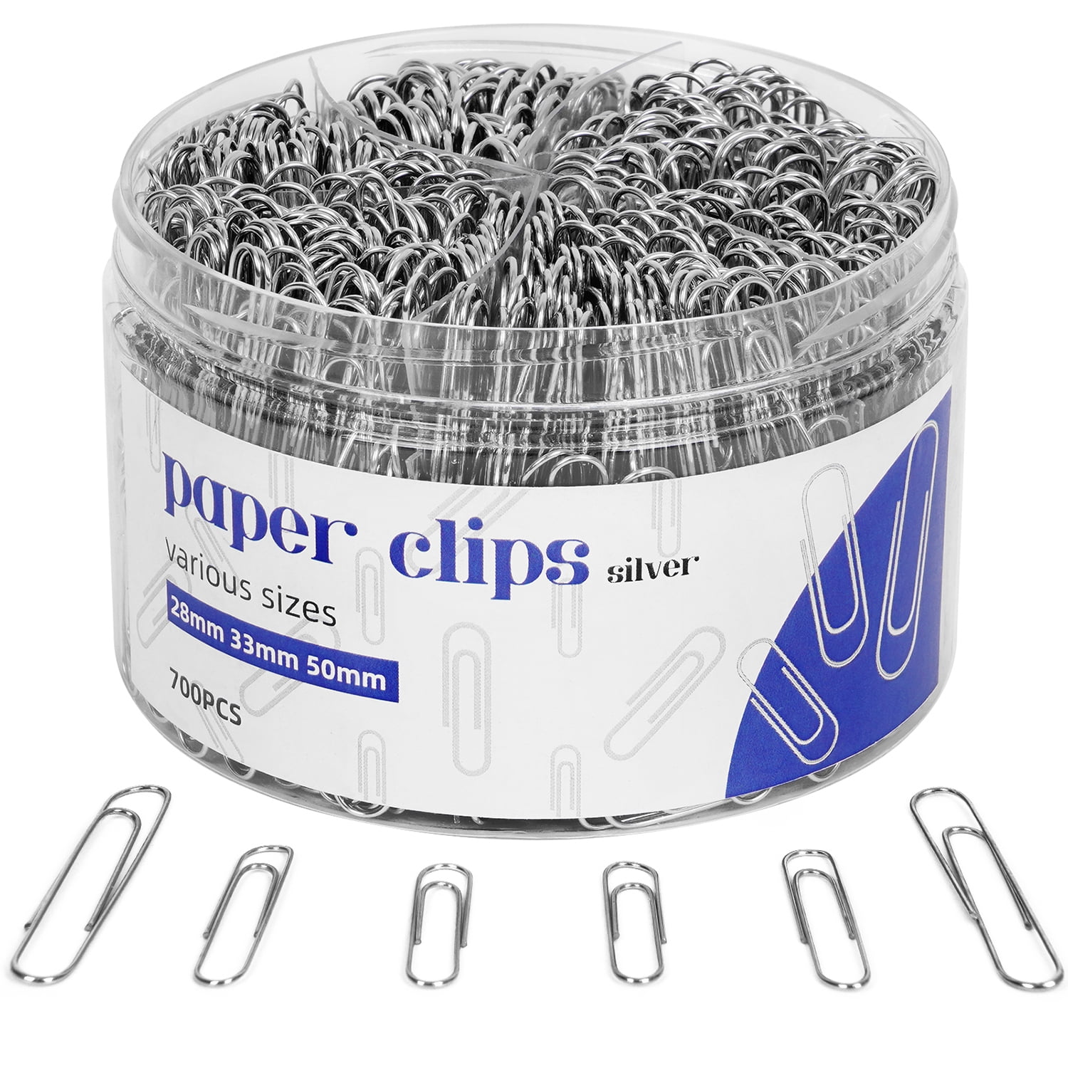Invoibler 700 Pcs Assorted Sized Paper Clips Small Medium Large Invoibler 700 Pcs Assorted Sized Paper Clips Small Medium Large