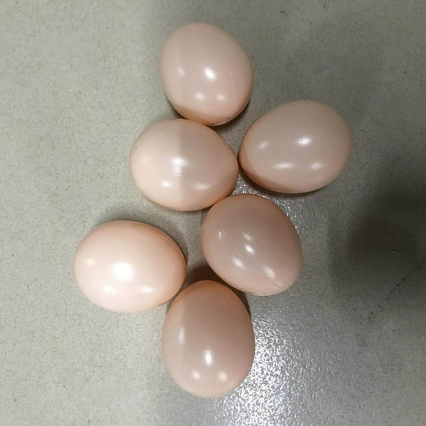 Xingzhi 20 Piece Realistic Plastic Simulation Eggs for DIY Painting ...