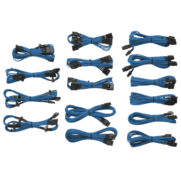 Corsair Standard Power Cable Kit - Blue - Walmart.com - Walmart.com