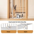 53.15" Extra Tall Cat Gate, 29.53"–40.16" Adjustable Width Pet Gate ...