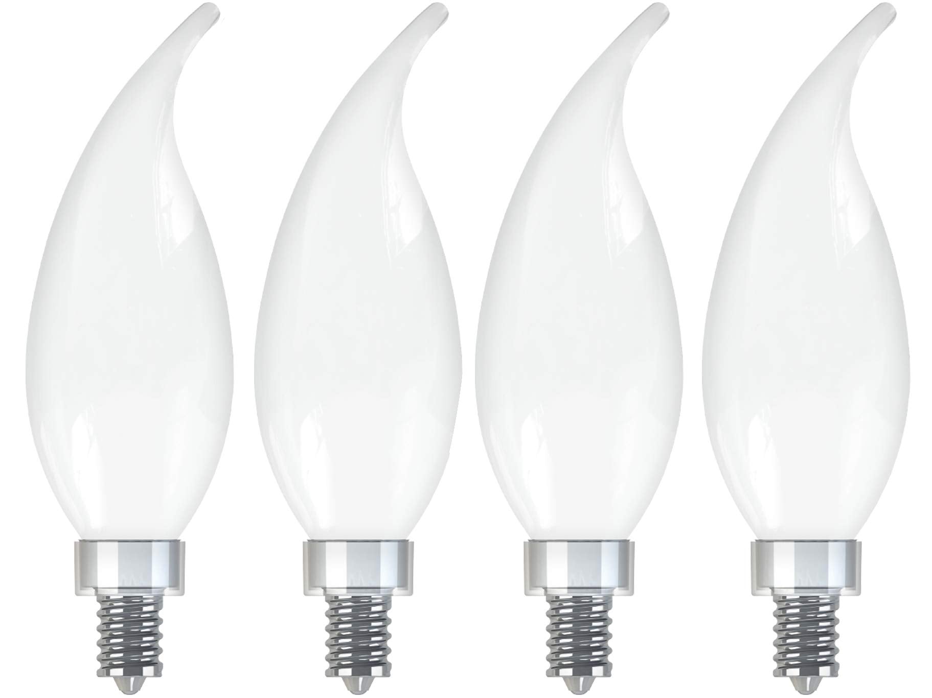 GE Lighting Relax HD LED Chandelier Light Bulbs, Bent Tip, 40-Watt ... GE Lighting Relax HD LED Chandelier Light Bulbs, Bent Tip, 40-Watt ...