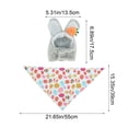 23 inch Porch Goose Clothes Easter Set in Gray, Outdoor Lawn Geese ...