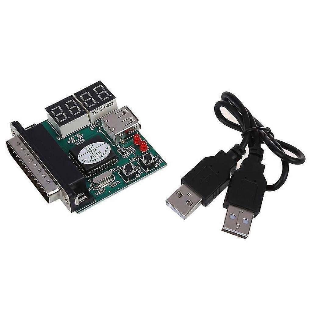 Pc Computer Motherboard Analyzer Kit Usb Diagnostic Card With Parallel ...