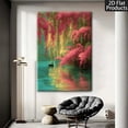 1pc Tranquil Swan Wall Poster - Suitable for - Minimalist Swan with ...