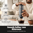 Manual Coffee Press Dual Filter Portable Maker 10 Oz - Walmart.com