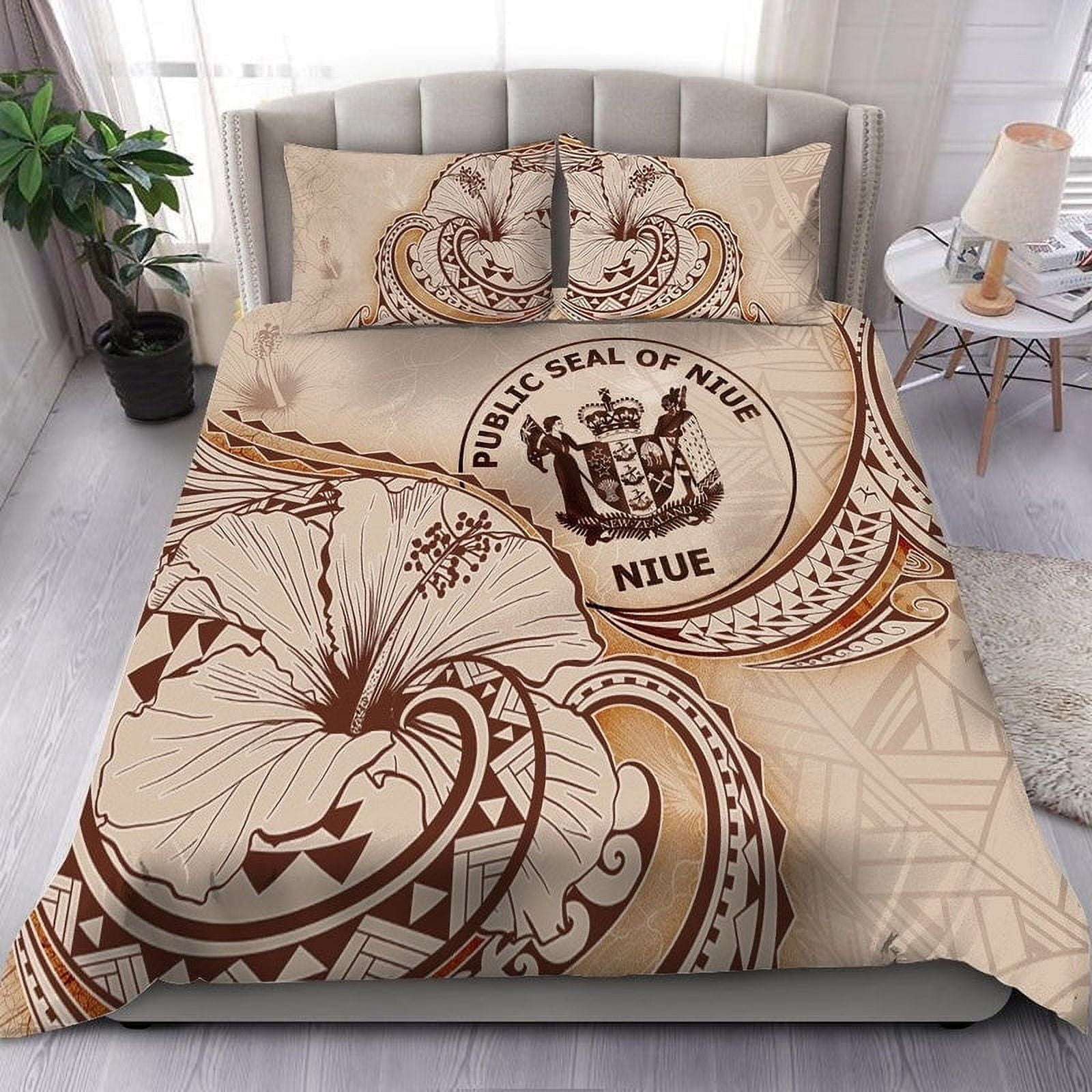 Juego de cama Niue - Hibiscus Flower Vintage Style | Walmart en línea