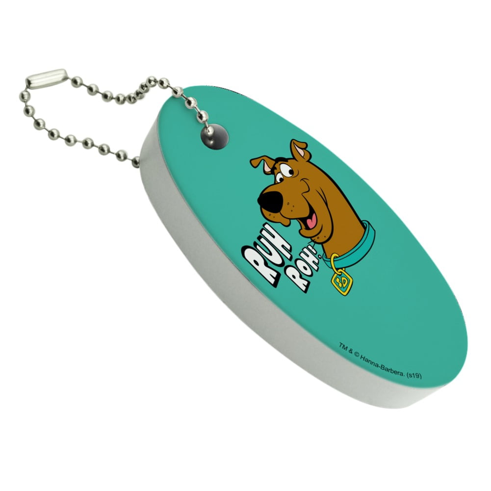 Scooby-Doo Ruh Roh Floating Keychain Oval Foam Fishing Boat Buoy Key ...