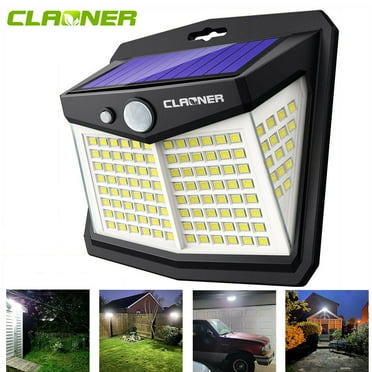 Claoner Solar Lights Outdoor Waterproof , 468 LED 3 Modes Split Solar Motion Sensor Light ...