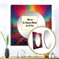 Designart "The Challenge Is Opportunity Dreamlike Spectrum Peaks II ...