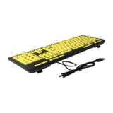 Adesso, Large Print Multimedia Desktop Keyboard, 4X Large Print ...