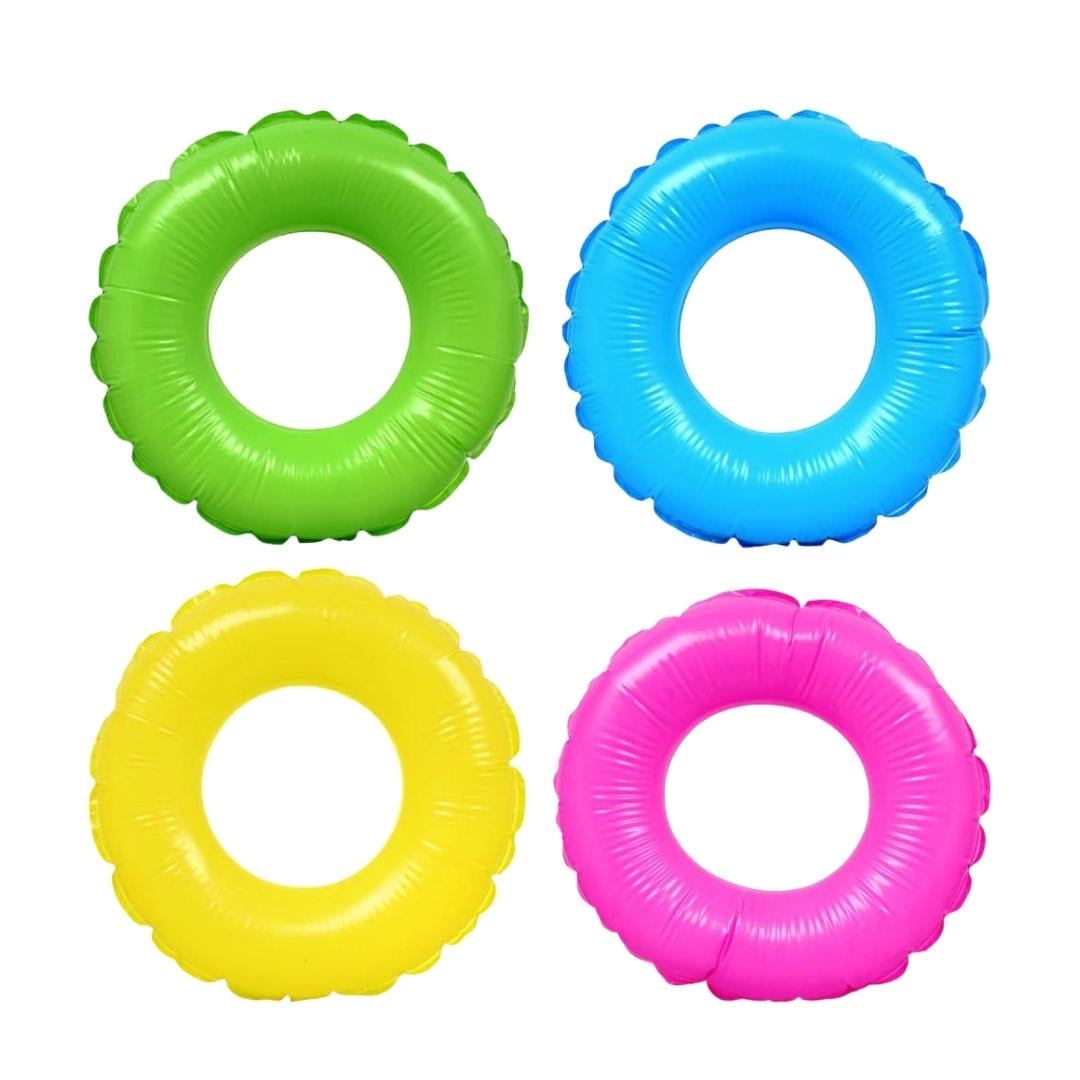 NS Splash-N-Swim Inflatable Swim Rings, 20 in. Pool Floats Inflatable ...