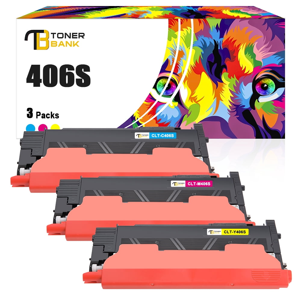 Toner Bank Compatible Toner Cartridge Replacement for Samsung 406S CLT ...