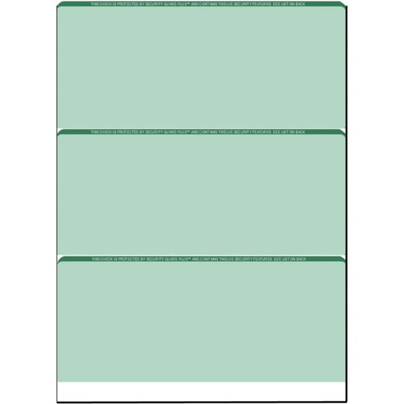 High Security Check Paper