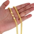 Nuragold 10k Real Yellow Gold Franco Square 6mm Box Chain Wheat Chain ...