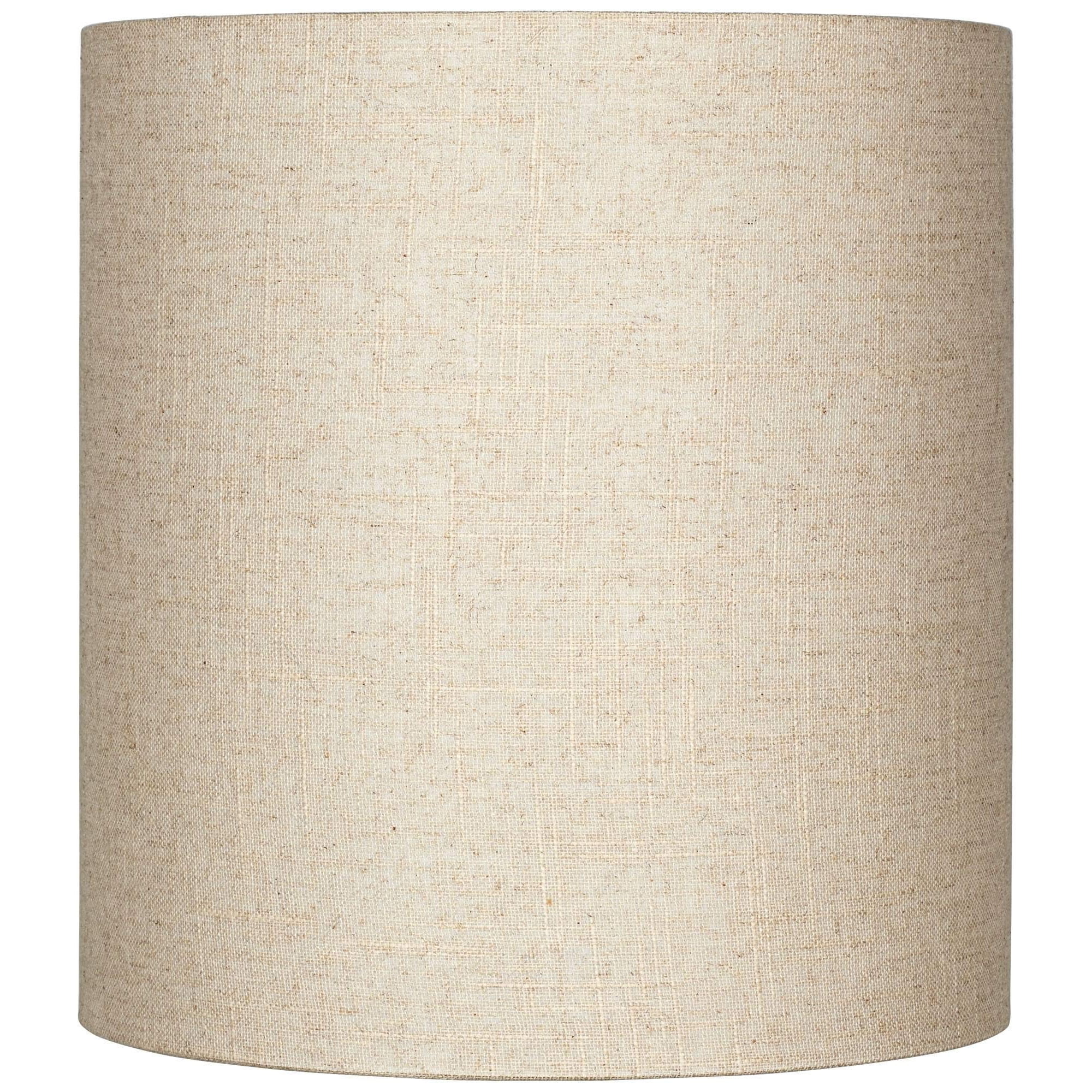 Click here for Oatmeal Tall Linen Medium Drum Lamp Shade 14 Top X... prices