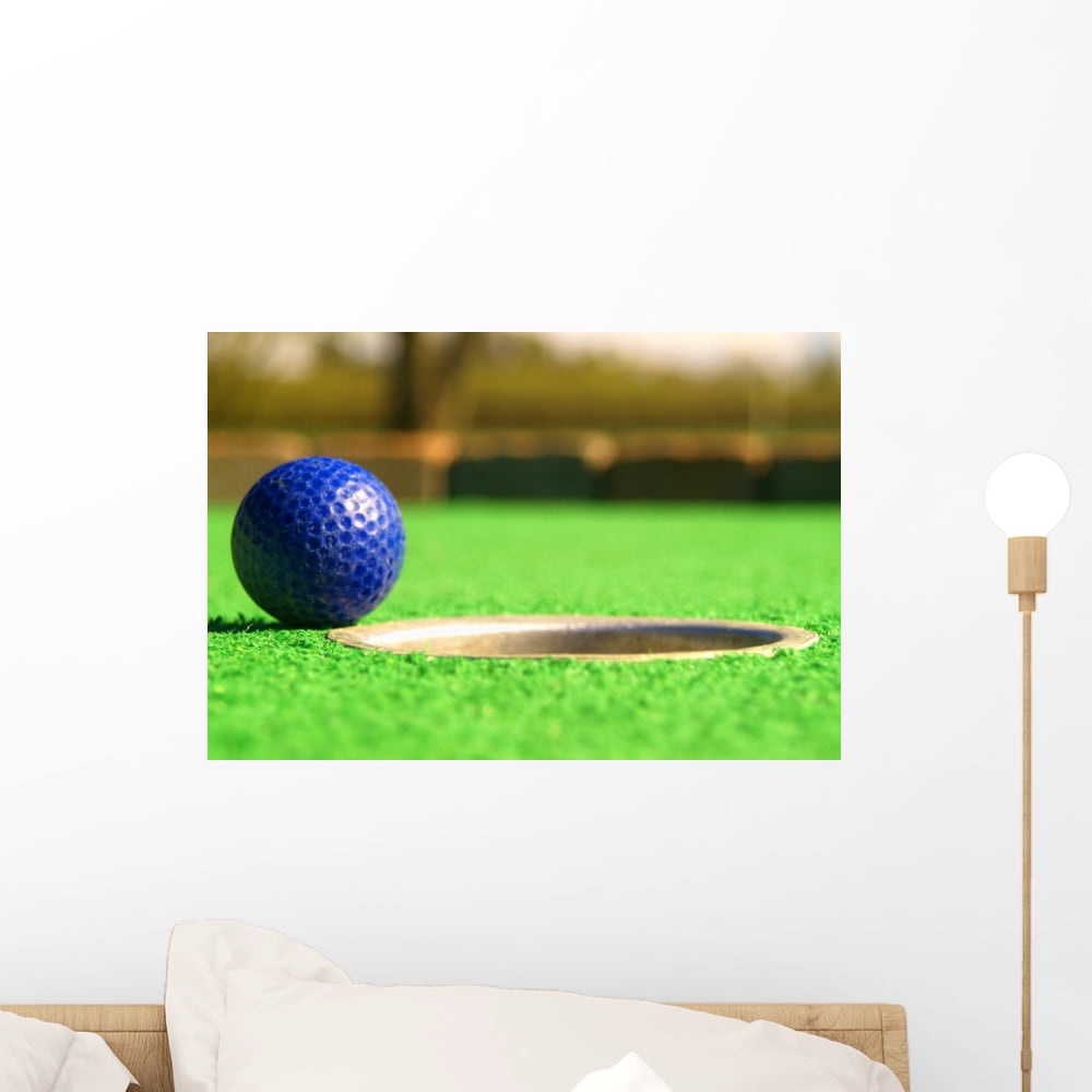 Mini Golf Wall Mural Decal by Wallmonkeys Vinyl Peel and Stick Graphic ...