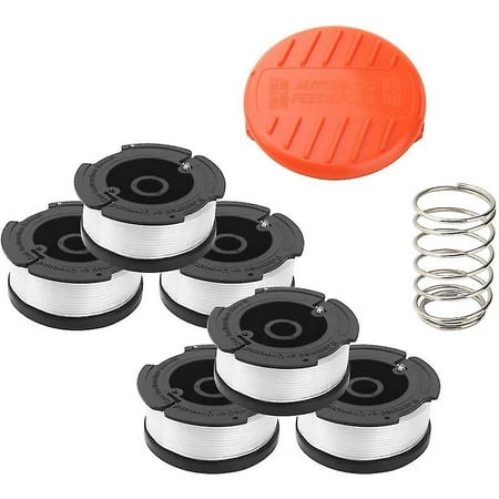 Af-100 Weed Eater Spool 6+1 Pack 30ft 0.065'' Line String Trimmer Replacement Spool For Black ...