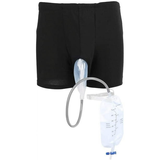 Urine collection bag, reusable silicone male urine funnel pee holder ...