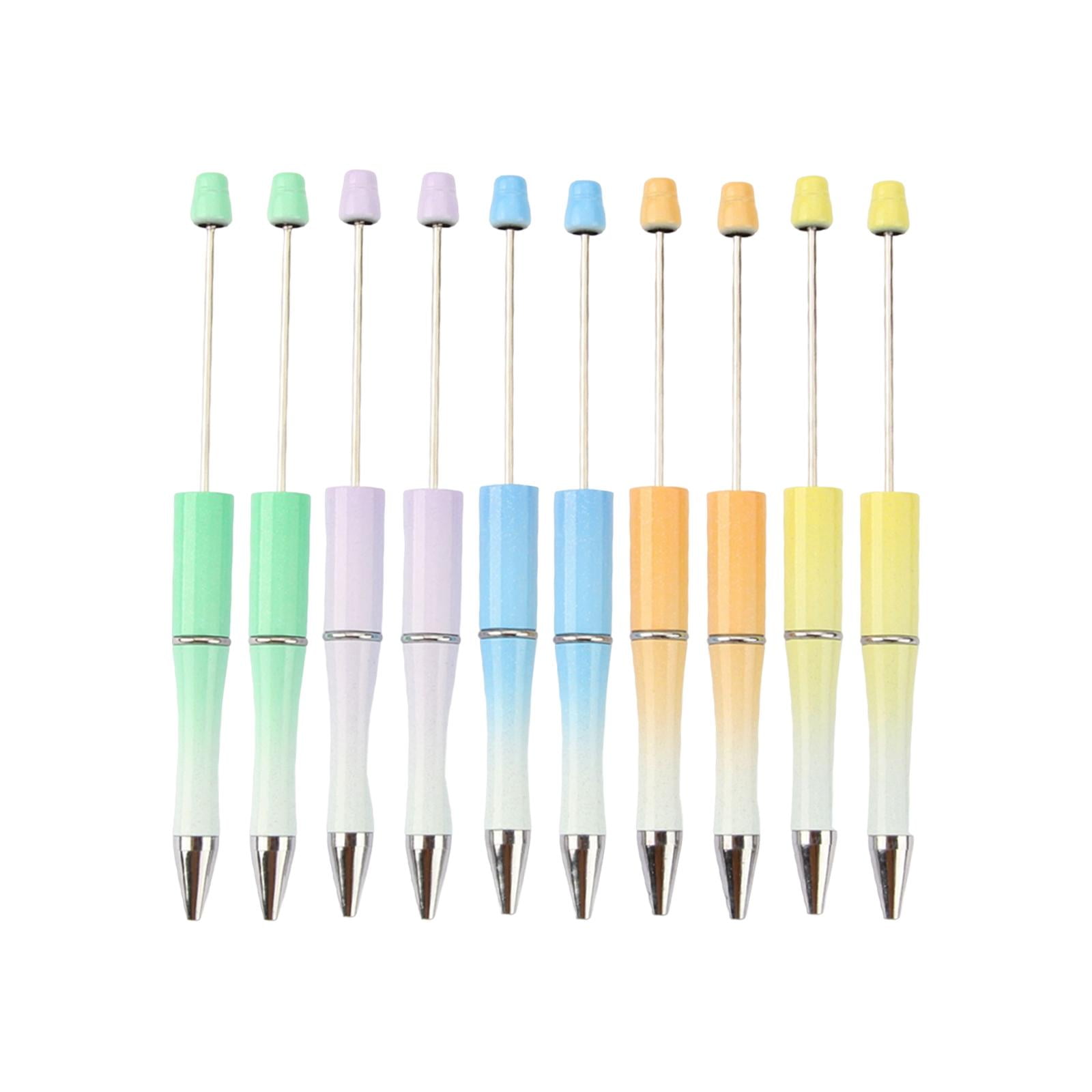 Beaded Beadable Pens Ball Pen Ballpoint Pen 10x Beadable Pens DIY Set ...